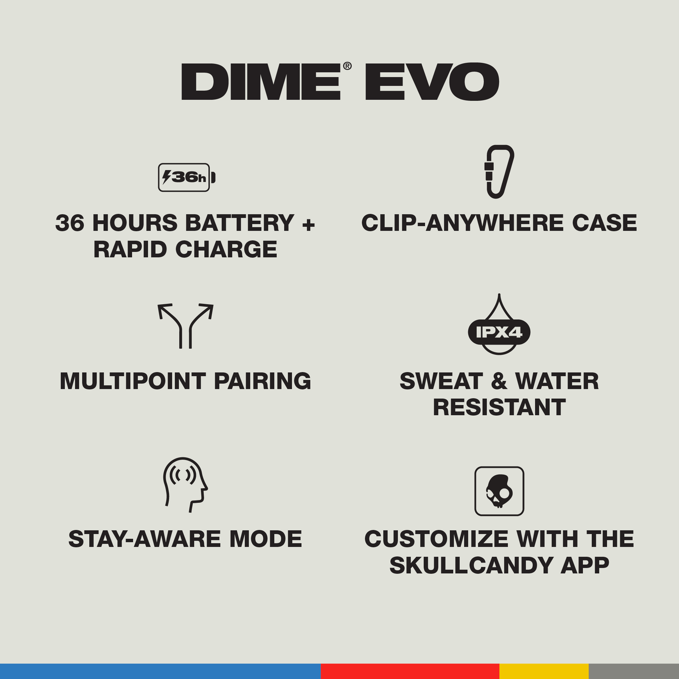 Dime Evo - Wireless Travel Earbuds with Clip Case | Bluetooth 5.3 ...